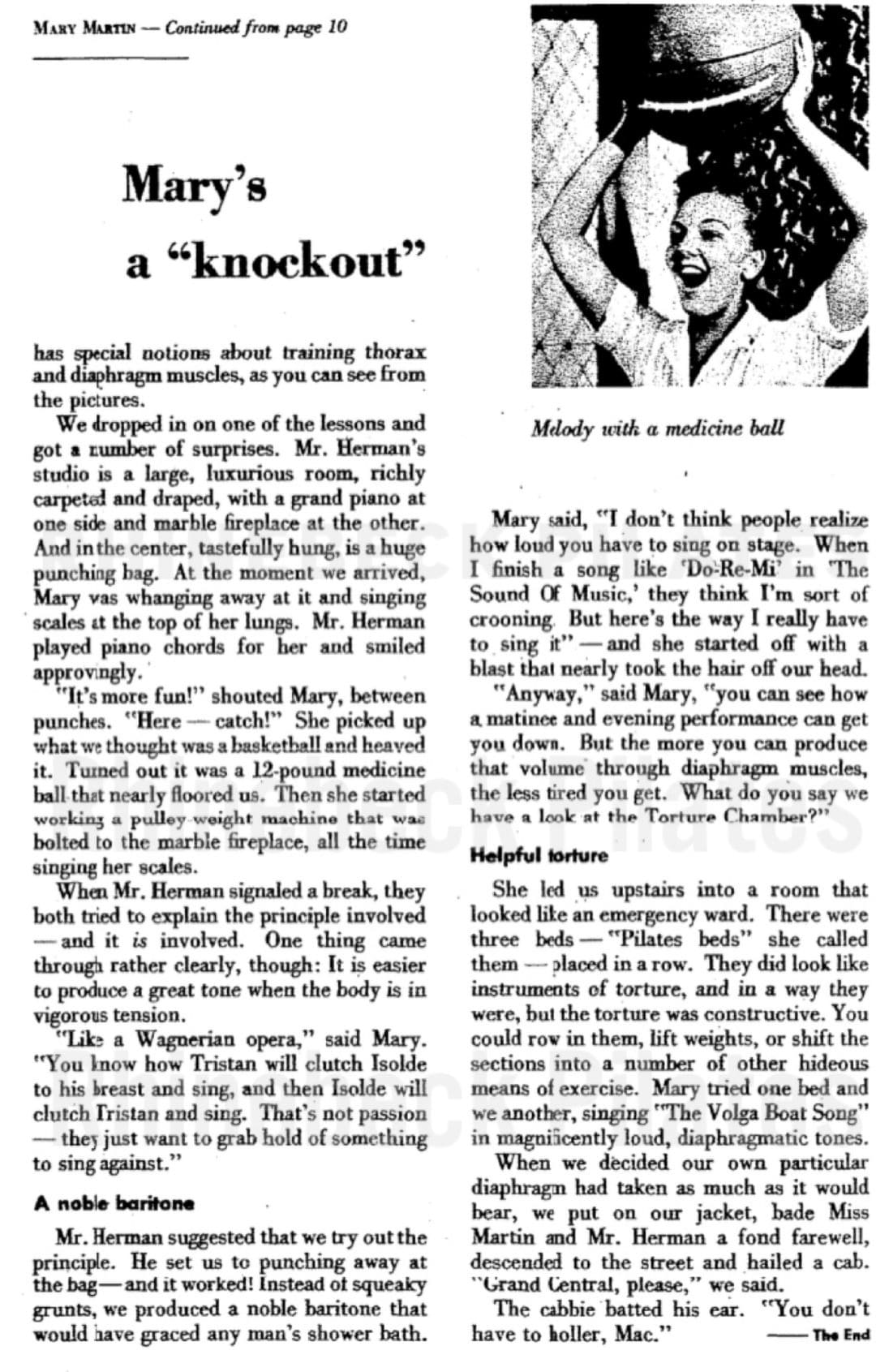 Mary Martin | Pilates History Research - Rhinebeck Pilates