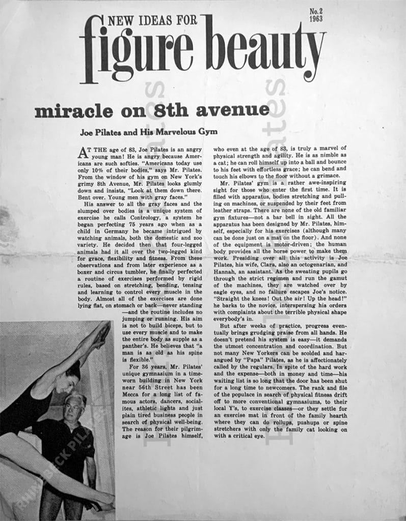 Rare Joseph Pilates | Pilates History Research - Rhinebeck Pilates