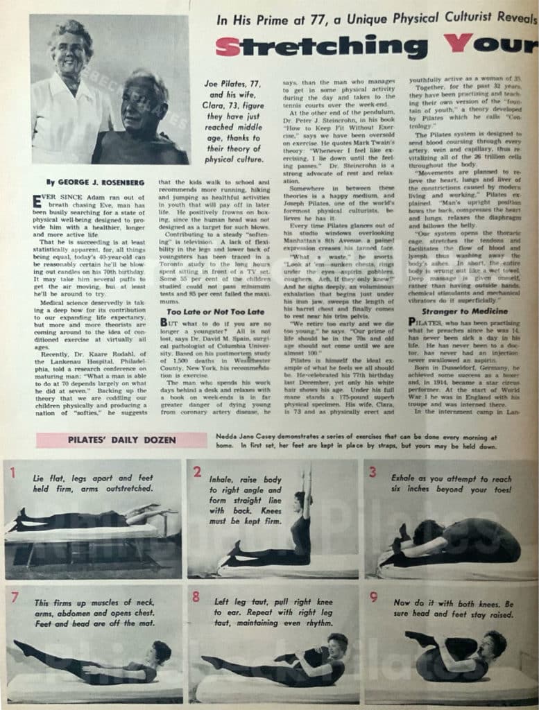 Rare Joseph Pilates | Pilates History Research - Rhinebeck Pilates